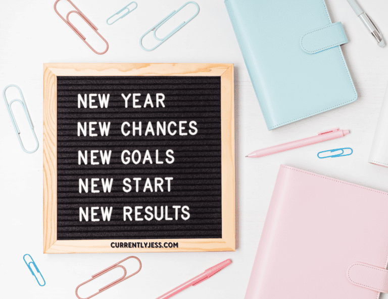 83+ Best New Year Letter Board Quotes - Currently Jess