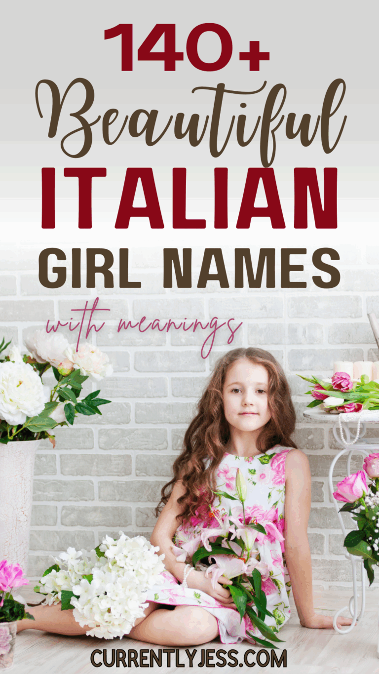 140+ Italian Girl Names with Meanings to Add to Your List