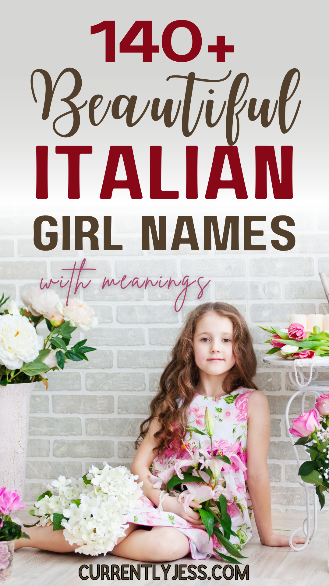 140+ Italian Girl Names with Meanings to Add to Your List